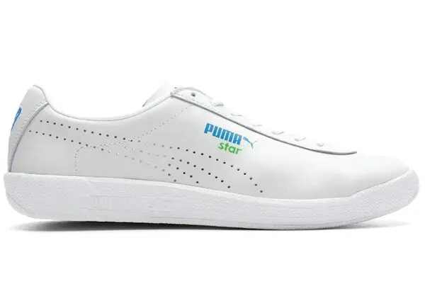 PUMA Star Tennis Sneakers - White/white/blue