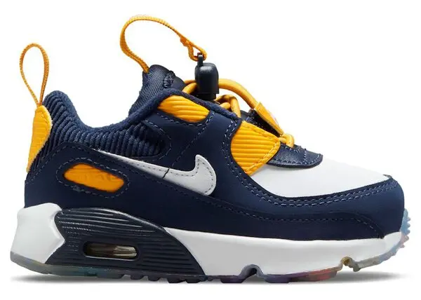 Nike Air Max 90 Toggle Sneakers - Midnight Navy Blue/university Gold/white