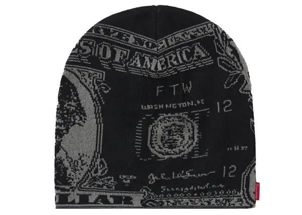 Supreme Dollar Beanie - Black