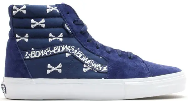 VANS Sk8-hi Sneakers - Crossbones/navy Blue