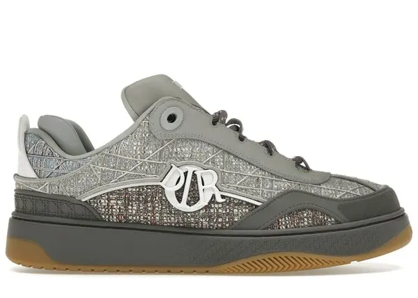 Dior B9s Skater Tweed Sneakers - Gray/deep Gray/blue