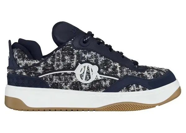 Dior B9s Skater Tweed Sneakers - Navy Blue