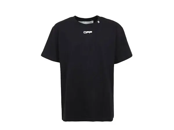 Off-White Oversized Fit Wavy Line T-shirt