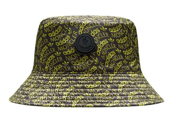 Moncler X Adidas Originals Bucket Hat - Black & Green