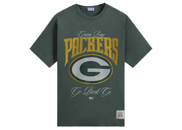 Kith X Nfl Packers Vintage Tee Shirt - Stadium