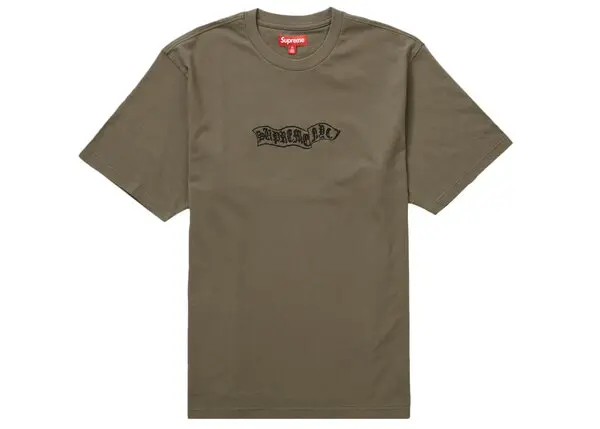 Supreme Banner Short Sleeve Top - Olive