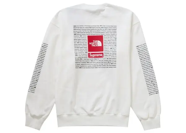Supreme The North Face Crewneck Sweatshirt - White