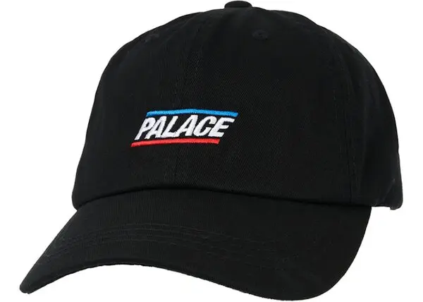 PALACE 6-panel Cap - Black