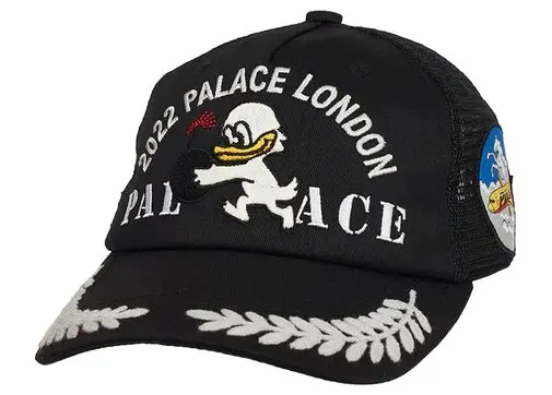 PALACE Duck Bomb Trucker Cap - Black