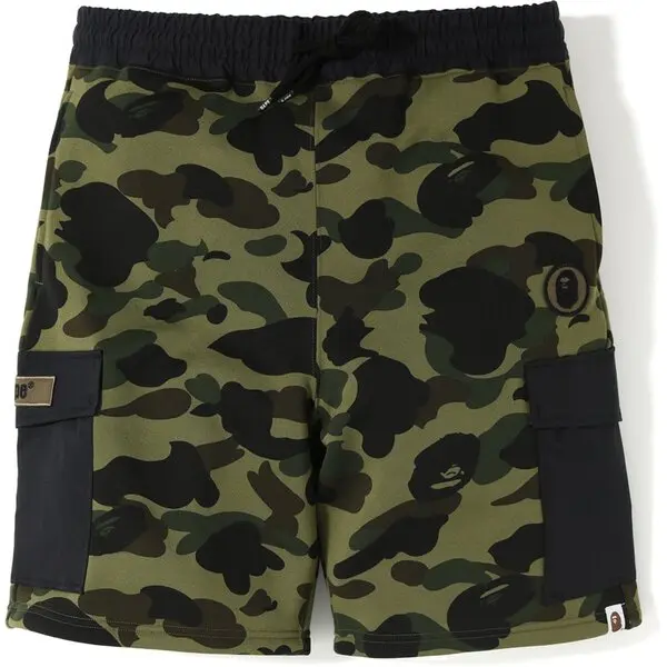 A BATHING APE 1st Camo Sweat Cargo Shorts