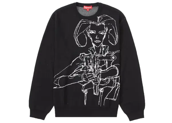 Supreme Aeon Flux Sweater - Black