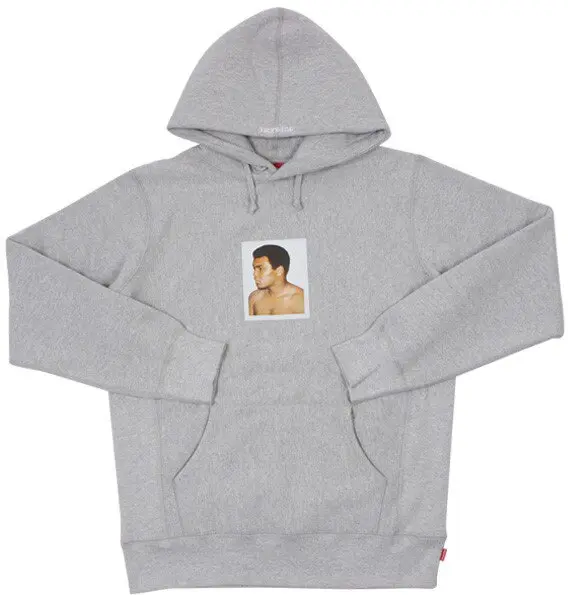 Supreme Ali/warhol Hooded Sweatshirt - Grey