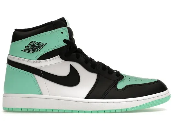JORDAN 1 Retro High Og Sneaker - White/black/green Glow