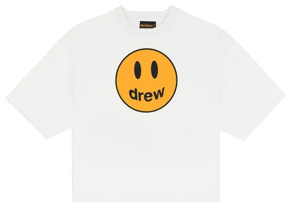 Drew House Mascot Boxy Short Sleeve Tee Shirt - White