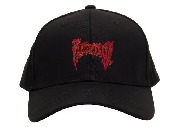 REVENGE Xxxtentacion 17 Embroidered Cap - Black/red