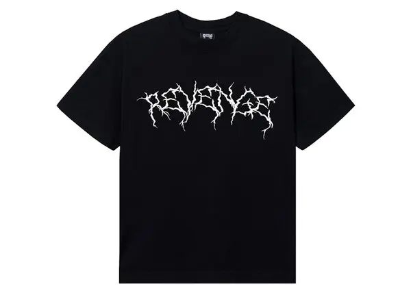 REVENGE Xxxtentacion Lightning Tee Shirt - Black/white