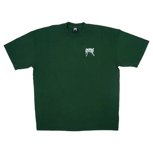 REVENGE Basic Embroidered T-shirt - Green