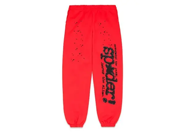SP5DER P*nk V2 Sweatpant - Red