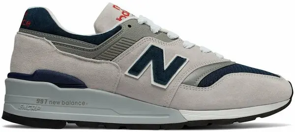 NEW BALANCE 997 Sneakers - Grey/navy Blue