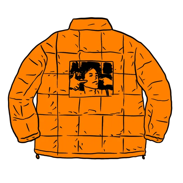 Supreme Iggy Pop Puffy Jacket - Orange