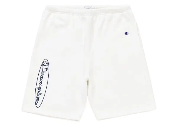 Supreme Champion Outline Sweatshort - White