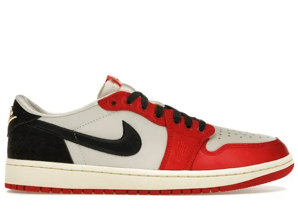 JORDAN 1 Retro Low Og Trophy Room Away - Sail/black/varsity Red
