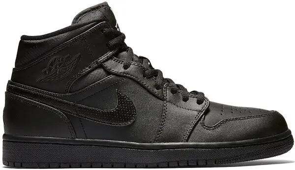 JORDAN 1 Retro Mid Sneakers - Black/white