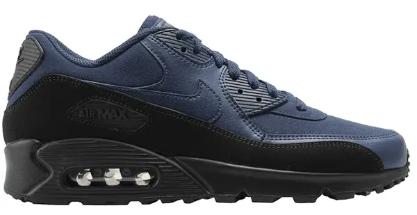 Nike Air Max 90 Essential Sneakers - Black/midnight Navy Blue
