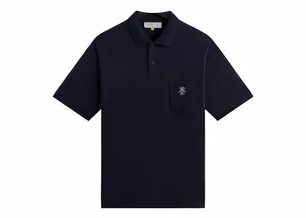 Kith Ethan Pique Polo Shirt - Nocturnal
