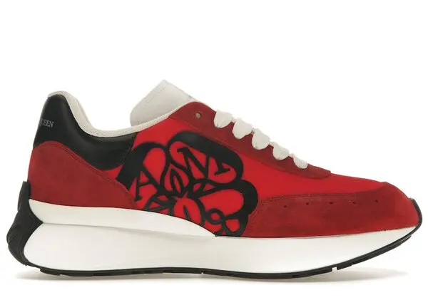 Alexander McQueen Sprint Runner Sneakers - Lust Red