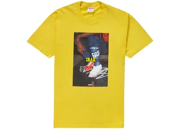Supreme Irak Cast Tee Shirt - Yellow