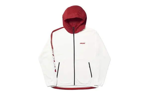 PALACE Waximum Echo Tech Fleece Hood - White