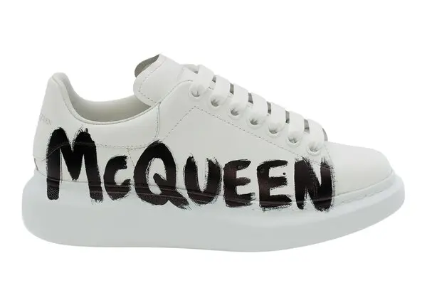 Alexander McQueen Oversized Graffitiin Sneakers