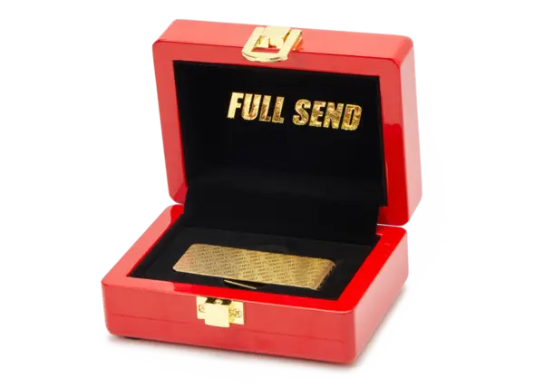 FULL SEND Money Clip - Gold
