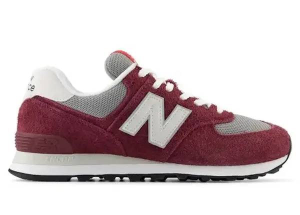 NEW BALANCE 574 Sneaker - Claret/white