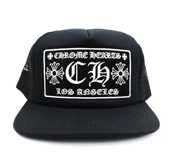 Chrome Hearts Ch Los Angeles Trucker Hat - Black