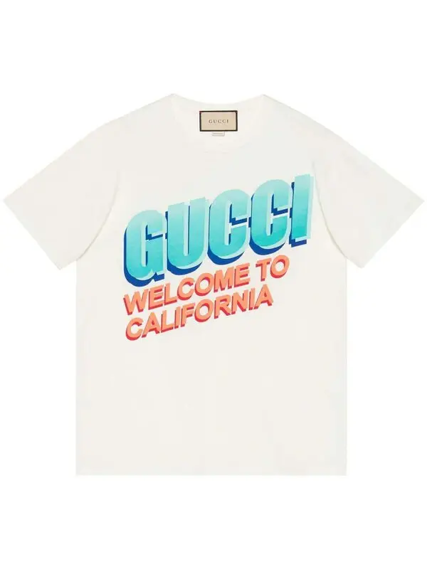 Gucci Welcome To California T-shirt - White