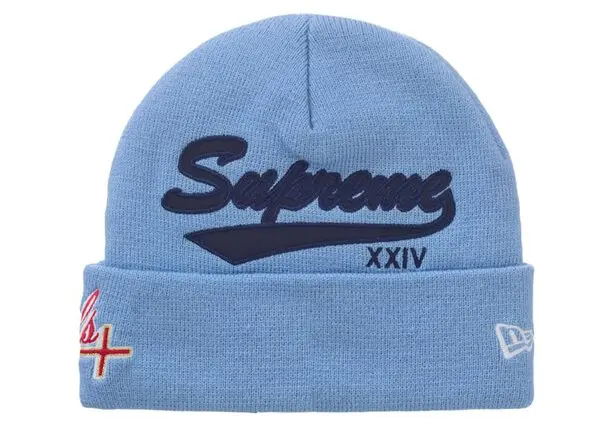 Supreme New Era Salvation Beanie - Light Blue
