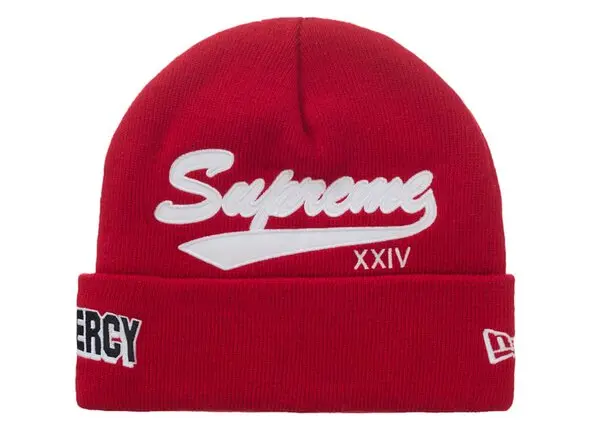 Supreme New Era Salvation Beanie - Red