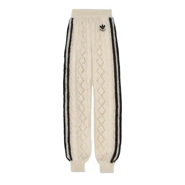 Gucci X Adidas Mohair Knit Jogging Pant