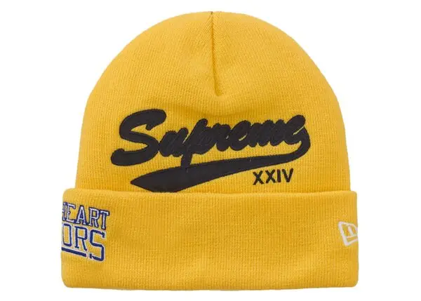 Supreme New Era Salvation Beanie - Gold