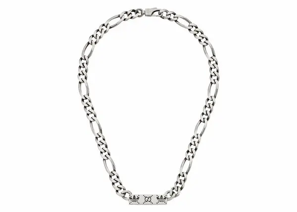 Gucci X Adidas Gourmette Chain Necklace - Silver