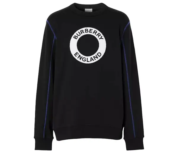 Burberry Logo Graphic Cotton Sweatshirt