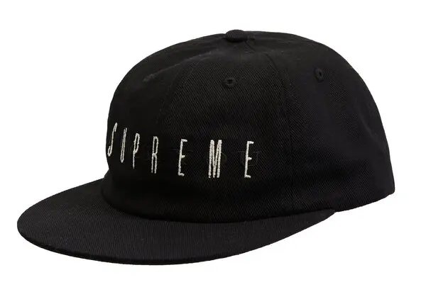Supreme 6-panel Cap - Black