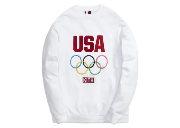 Kith For Team Usa Classic Crewneck Sweatshirt - White