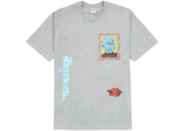 Supreme Gonz Portrait Tee Shirt - Heather Grey