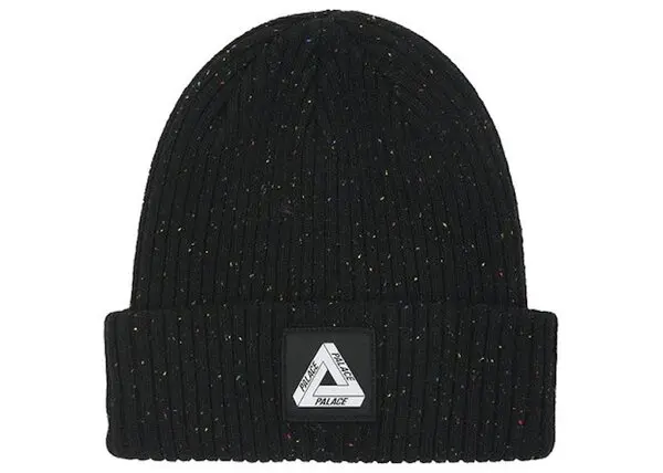 PALACE Nepped Triferg Patch Beanie - Black