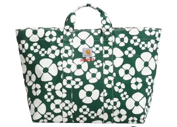 Marni X Carhartt Wip Tote Bag - Green/white