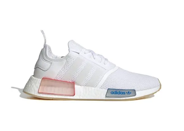 adidas gazelle silver green womens ADIDAS Big Kids' NMD Runner Casual Shoes, White main image 1