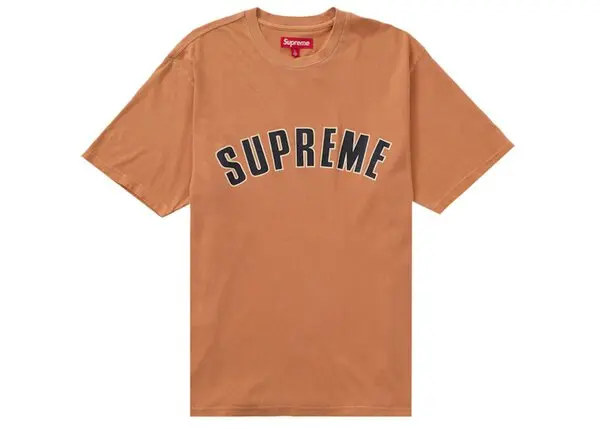 Supreme Cracked Arc Short Sleeve Top - Orange